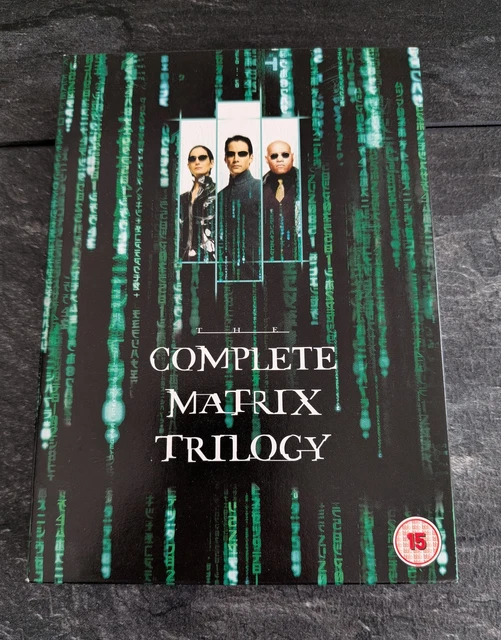 THE MATRIX COMPLETE Trilogy DVD Box Set Keanu Reeves 3 Disc Sci-Fi ...