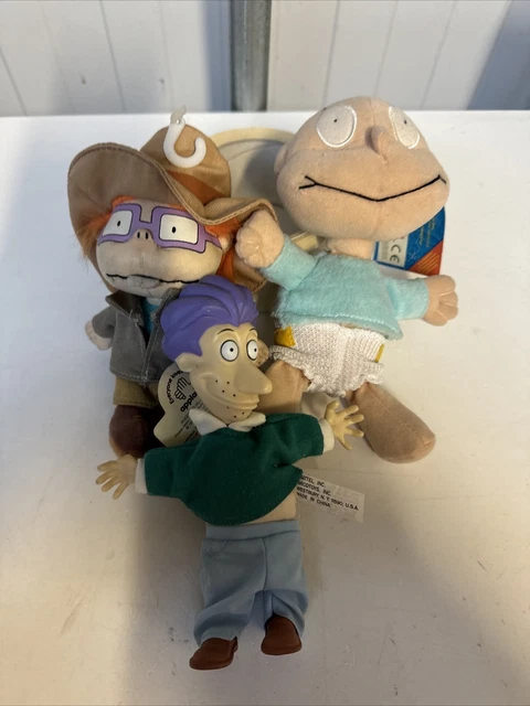3 VINTAGE RUGRATS TOMMY AND Chucky NICKELODEON SOFT PLUSH TOY APPROX 7 ... 3 VINTAGE RUGRATS TOMMY AND Chucky NICKELODEON SOFT PLUSH TOY APPROX 7 ...