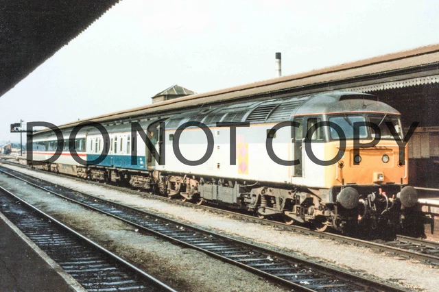 UK DIESEL TRAIN Railway Photograph Of Class 47 Loco 47187. Rm47-302 £1. ...
