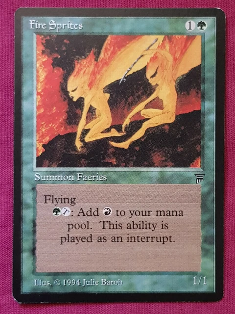 MAGIC THE GATHERING LEGENDS FIRE SPRITES green card MTG EUR 4,43 ...