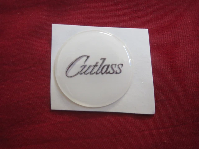 OLDSMOBILE CUTLASS 1960'S 1970's ERA EMBLEM LOGO STEERlNG WHEEL DECAL ...