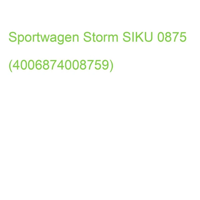SPORTWAGEN STORM SIKU 0875 (4006874008759) EUR 5,63 - PicClick DE