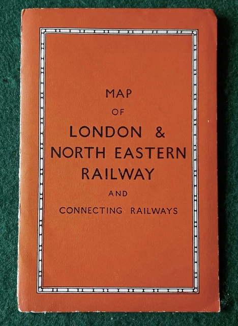 LONDON & NORTH Eastern Railway Map Great Condition Nice! £8.00 ...