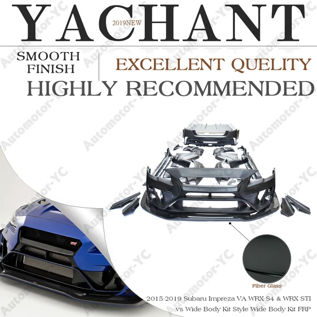 FRP VS WIDE Body Kit LIP WING FENDER For 15-19 Subaru Impreza VA WRX S4 ...