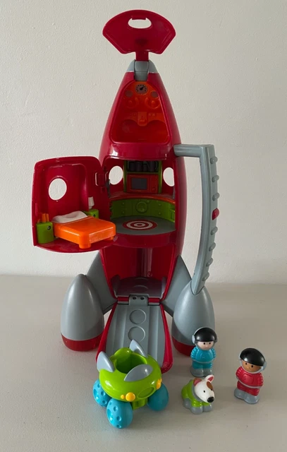 ELC HAPPY LAND Space Rocket With Lights & Sounds, Space Buggy, Dog ...