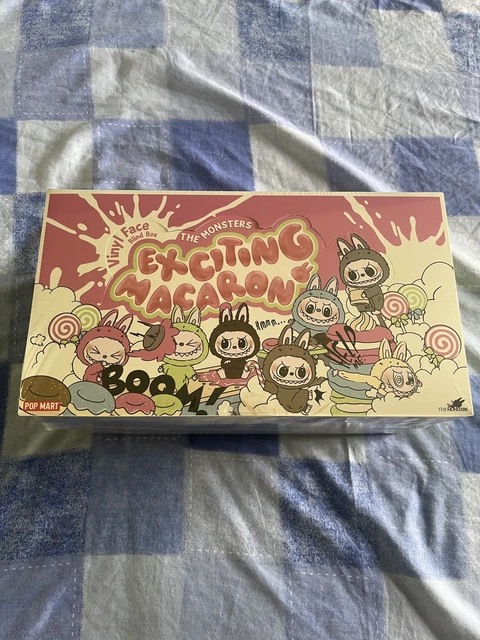 POP MART LABUBU The Monsters Exciting Macaron Vinyl Face Sealed Case 6 ...