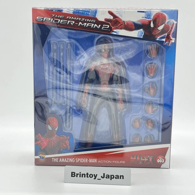 FIGURINE ARTICULÉE MEDICOM Toy MAFEX n°003 Spider-Man The Amazing ...
