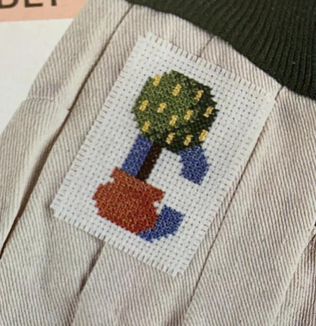 TREES ABC TOPIARY Alphabet Letter Library & Numbers Cross Stitch Chart ...