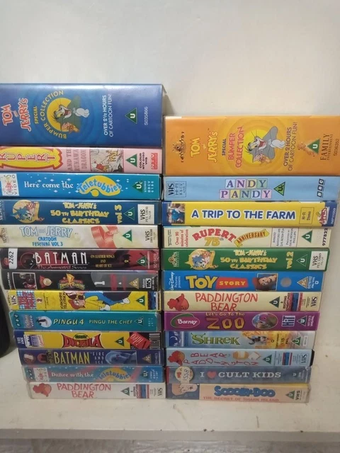 25 X KIDS childrens vhs video tapes collection bulk job lot £25.00 ...