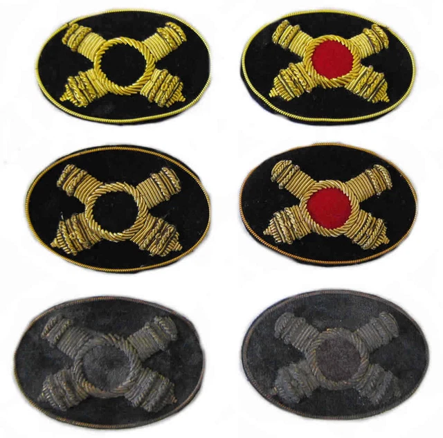 US CIVIL WAR Artillery Cap Badge Cannons Velvet Kepi Forage Union Hat ...