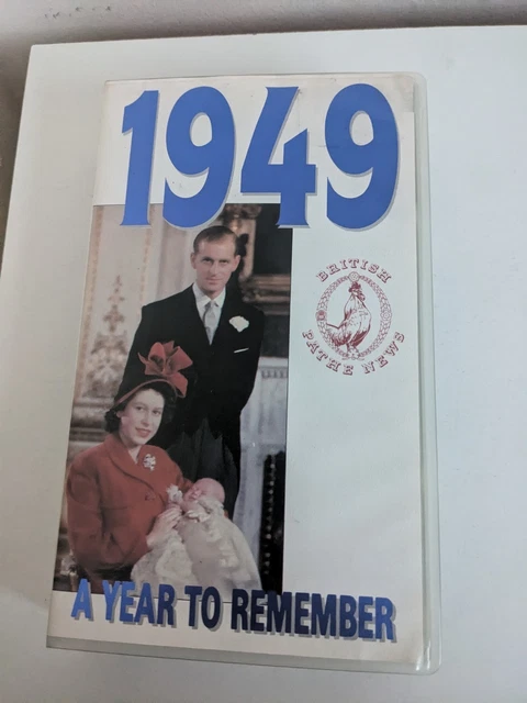 1949 - A Year To Remember - Parkfield Pathe - PAL VHS Video Tape (A23 ...
