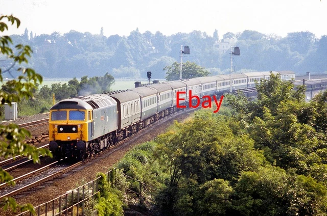 ORIGINAL 35MM COLOUR slide Diesel loco Class 47 no.47702 +rights for ...