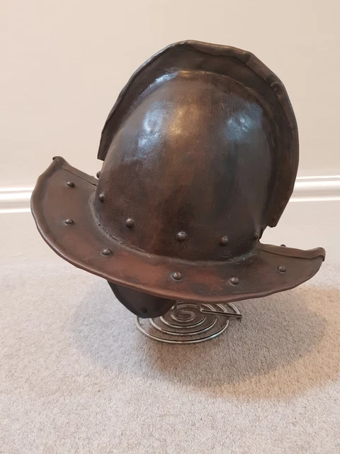 ENGLISH CIVIL WAR Pikeman's metal Pot Helmet (rare Victorian ...