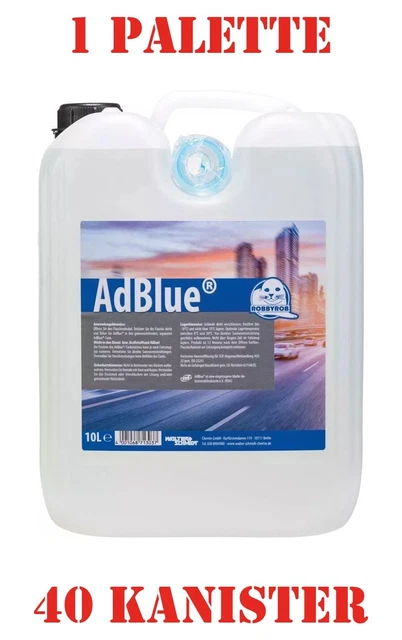 40 X 10 liter adBlue canister with filling hose (1 pallet) £941.07 ...