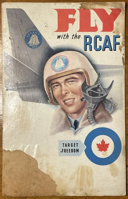 VINTAGE WWII-KOREA RCAF Propaganda Poster Standee Halifax Bluenose ...
