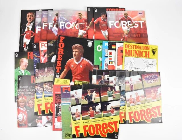VINTAGE & MODERN Nottingham Forest F.C. Football Matchday Programmes ...