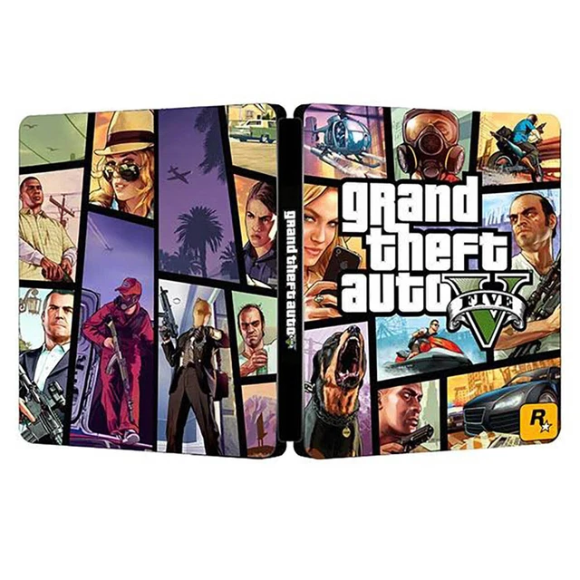 NEW LIMITED GRAND Theft Auto V | GTA5 Classic Edition Steelbook Case ...