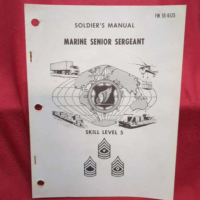 BOOK SOLDIER'S MANUAL Marine Senior Sergeant Skill Level 5 11 October ...