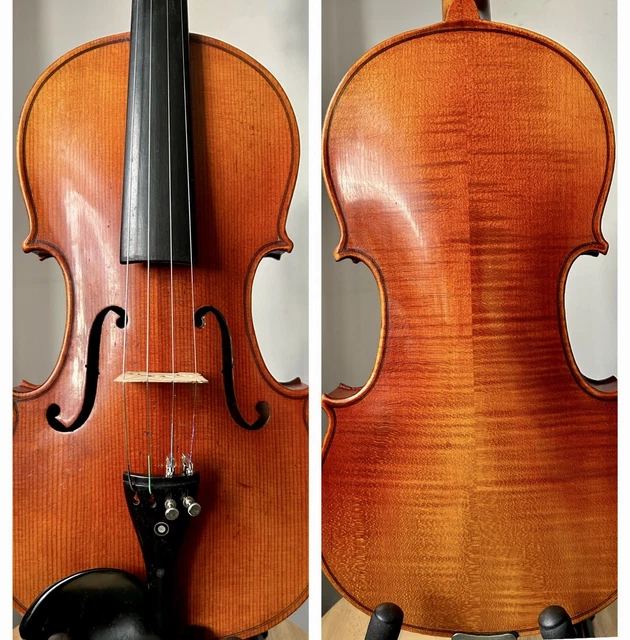 SPECIAL & STUNNING Old German Violin 4/4 With And Case Stradivarius ...