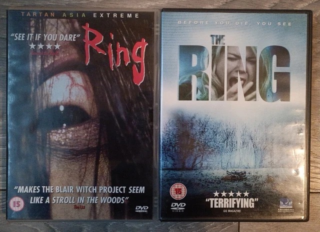RING & THE Ring - Japanese & US Double Horror Dvd Deal £4.99 - PicClick UK