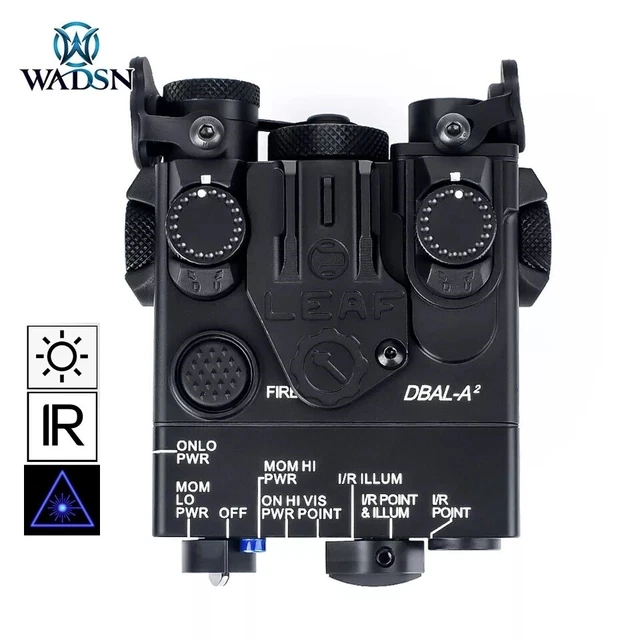 WADSN DBAL-A2 INTEGRATED BLUE Laser IR Light Aiming Device (Aluminum ...