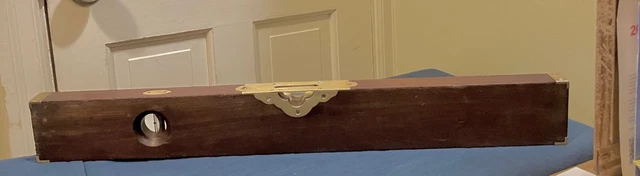 ANTIQUE STRATTON BROTHERS 26-Inch Level W/ Eagle Logo 1872 patent ...