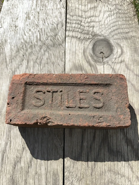VINTAGE ANTIQUE STILES Red Brick Paver Reclaimed Patio Garden Street ...