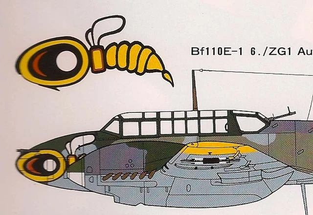 MESSERSCHMITT BF 110 Luftwaffe Me 110 Famous Airplanes Of The World ...