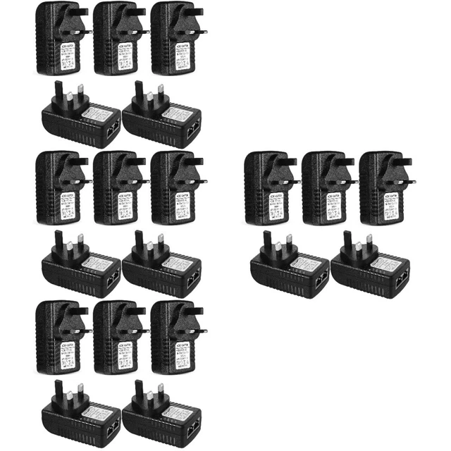 4 COUNT BRITISH-REGULATED Power Supply Adapter Plug Scotland London £70 ...