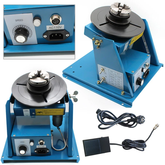 3 JAW WELDING Turntable Turntable Manipulator Welding Positioner Rotary ...