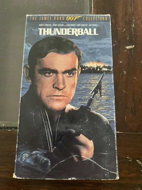THUNDERBALL VHS TAPE Movie Sean Connery 007 James Bond Collection £6.98 - PicClick UK