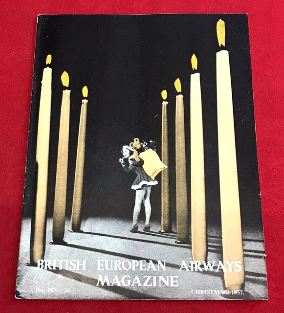 VINTAGE BEA BRITISH European Airways Magazine No.107 1957 £14.99 ...