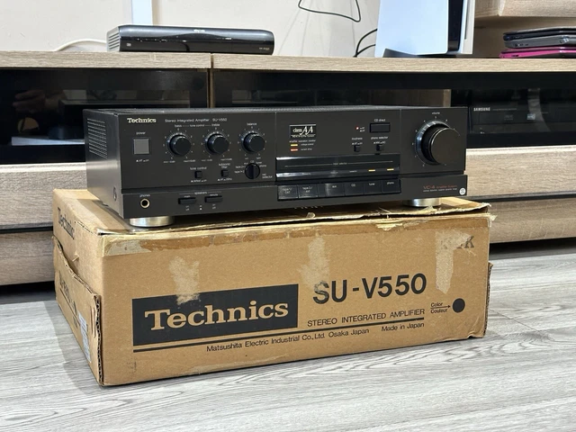 BOXED TECHNICS SU-V550 Stereo Integrated Amplifier Hifi Separates £208. ...