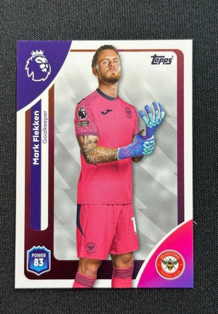 MARK FLEKKEN TOPPS Premier League 2025/2026 Topps 25/26 Brentford # 56 ...
