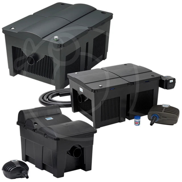 OASE BIOSMART 16000 Pond Filter Sets with Pump Hose UVC Water Clarifier ...