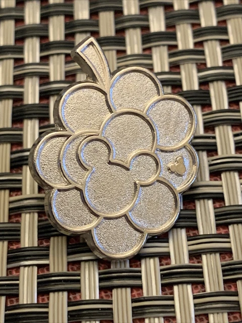 DISNEY TRADING PIN Silver Mickey Mouse Grapes We Combine Shipping $1.89 ...