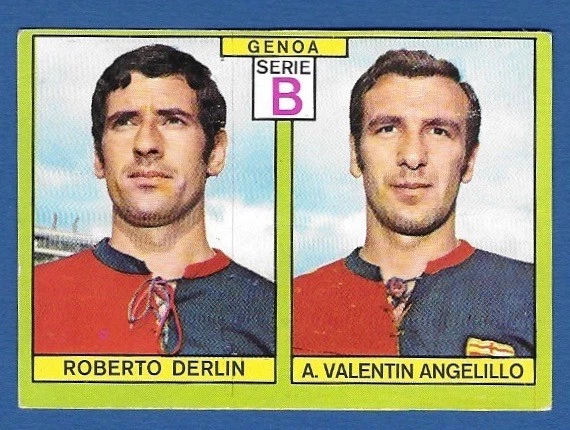 FIGURINA CALCIATORI PANINI 1968/69 - Recupero - Derlin/Angelillo ...