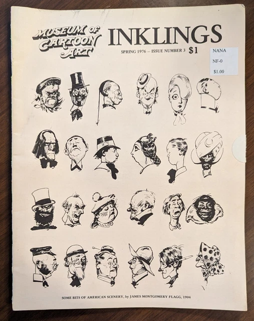 1976 MUSEUM OF Cartoon Art Inklings Mag #3 Spring James Montgomery ...
