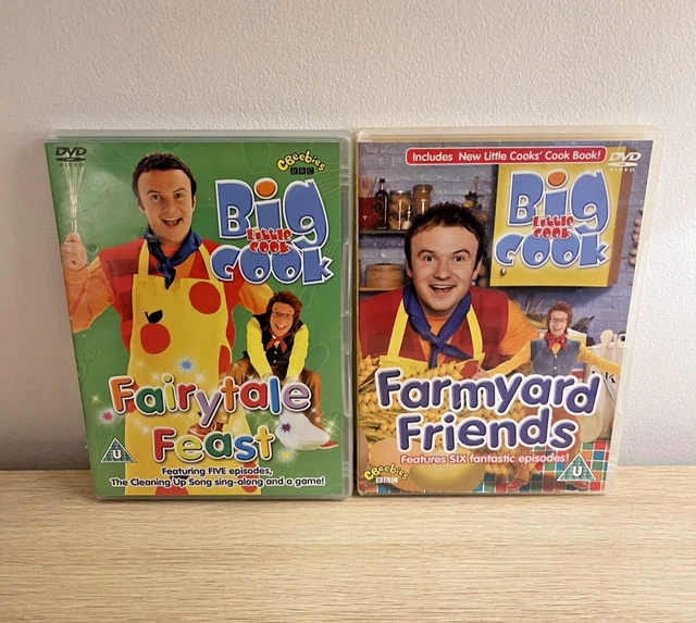 BIG COOK LITTLE Cook DVD Set - Fairytale Feast / Farmyard Friends £14. ...