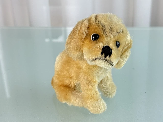 PELUCHE STEIFF ANIMAL chien 12 cm. Excellent état EUR 29,38 - PicClick FR