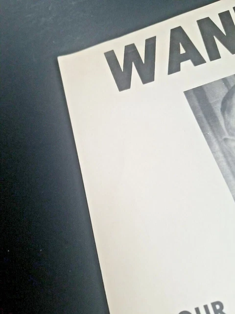 VINTAGE WANTED POSTER "Al Buckner Store Fixture Business" Poster 8.5" x ...