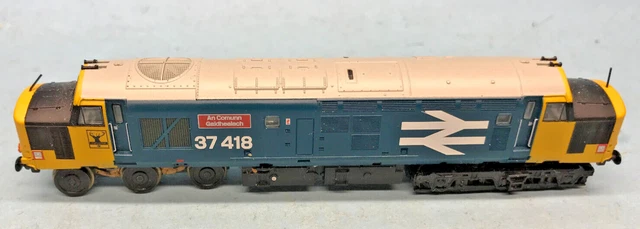GRAHAM FARISH 'N'GAUGE CLASS 37 LOCO-37418 BR BLUE -SPARES/REPAIRS ra2 ...