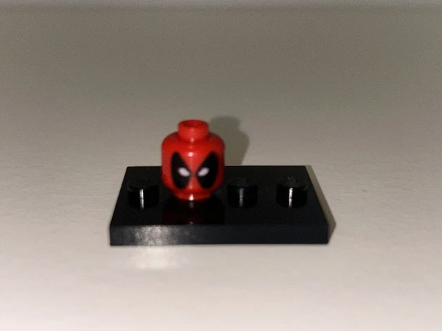 LEGO MARVEL DEADPOOL Minifigure Just Head SH0032 Genuine Lego £12.00 ...