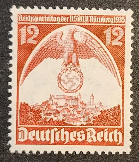 WW2 WWII GERMAN Third Reich Nazi Swastika eagle stamps set MNH SC 465 ...