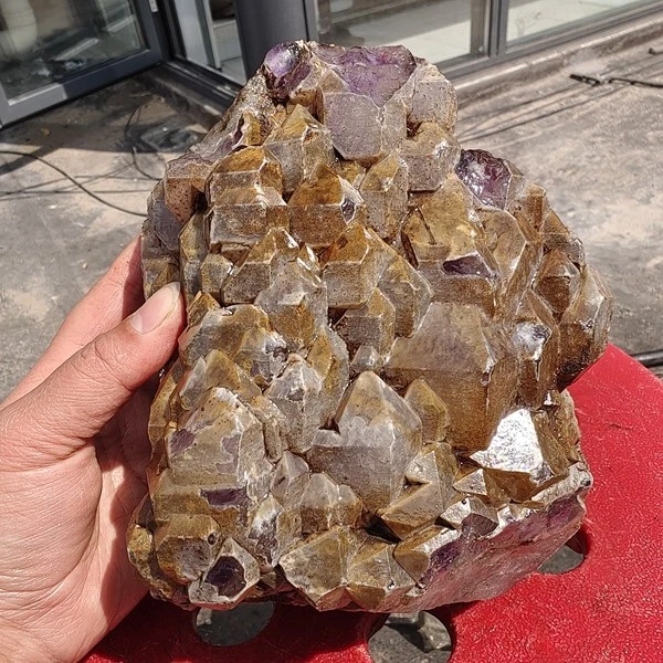 3875G NATURAL RARE smoky skeleton Quartz Crystal Cluster mineral ...