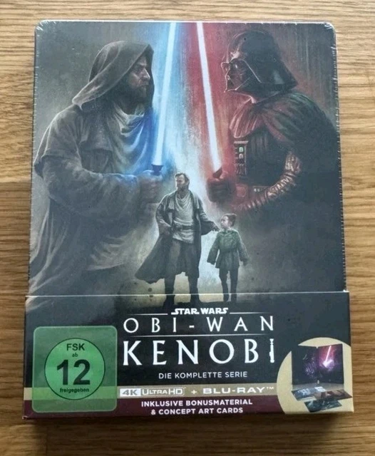 STAR WARS OBI-WAN Kenobi Die Komplette Serie 4K UHD Blu ray Steelbook ...