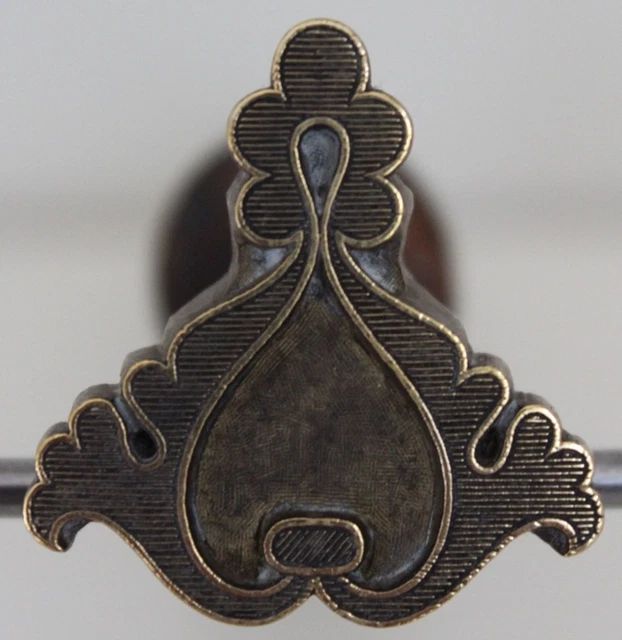 FER À DORER Fleuron modèle Alde azuré XVIe s. Bronze Reliure Relieur ...