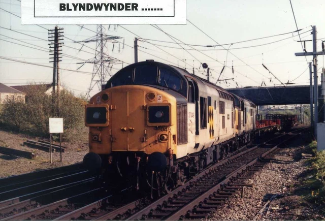 BRITISH RAILWAY PHOTOGRAPH CLASS 37 No 37049 AT MOSSEND £0.80 - PicClick UK