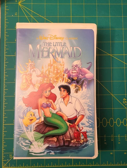 *RARE* THE LITTLE Mermaid VHS "Demo Tape" Banned Cover Art. Disney 1989 ...