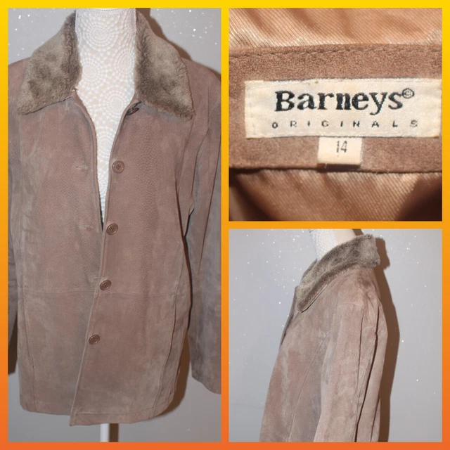 Vintage Barneys Leather Jacket FOR SALE! - PicClick UK